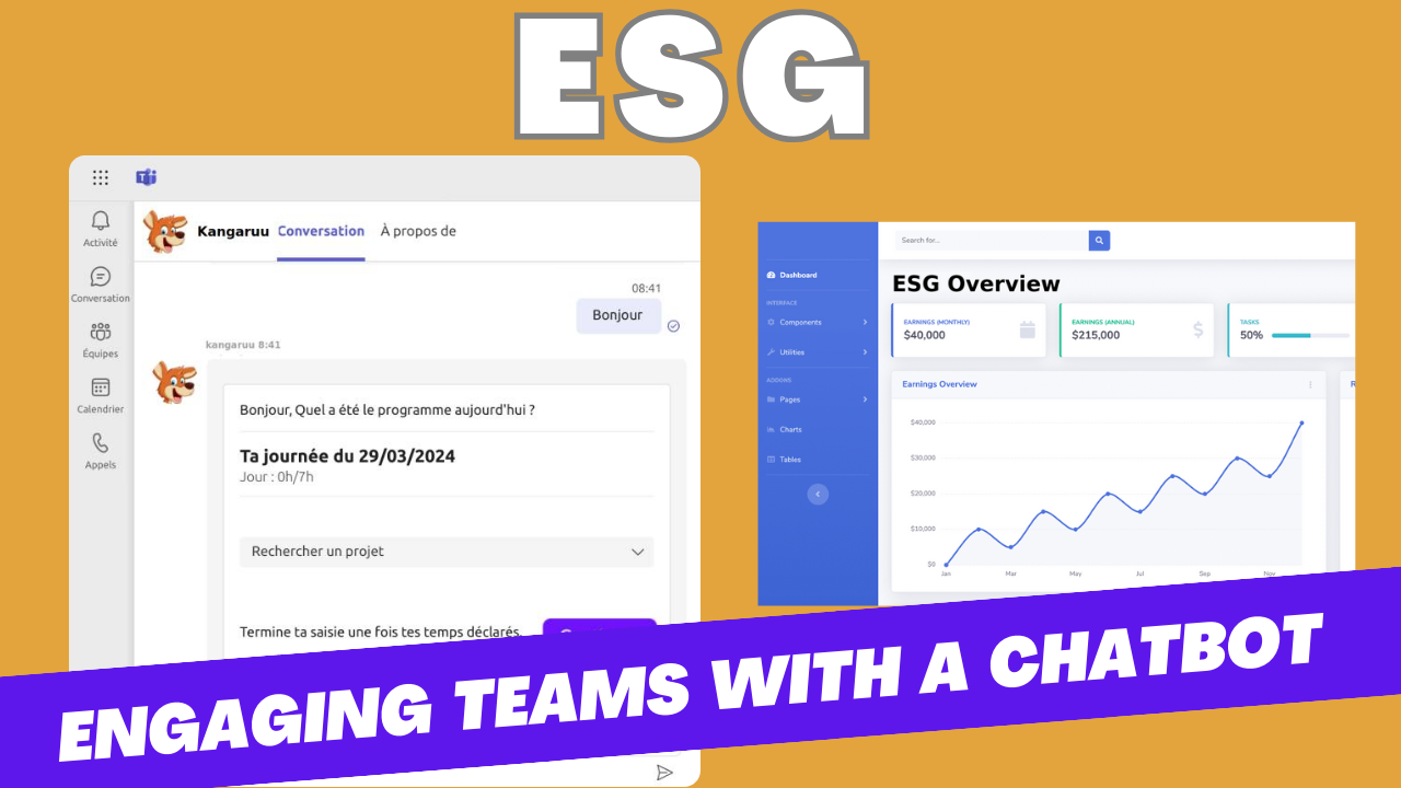 Engage your teams in ESG with Kangaruu Chatbot